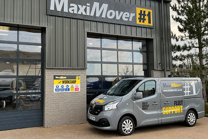 Maxi Mover Double Ramp System Designed Specifically For Our Low Loader Vans