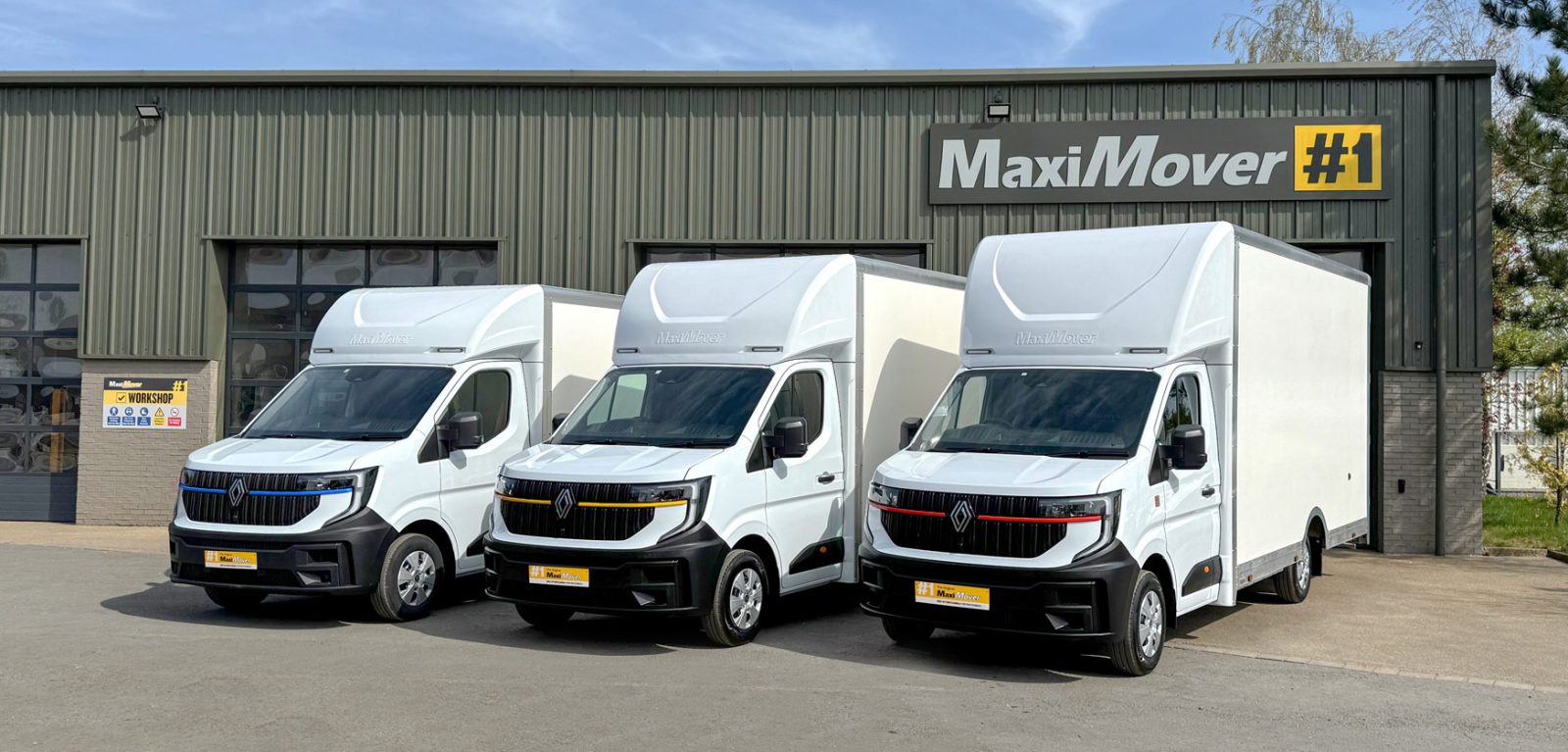 Maxi Mover AeroMAX 100% Electric High Range Low Loader Luton Van