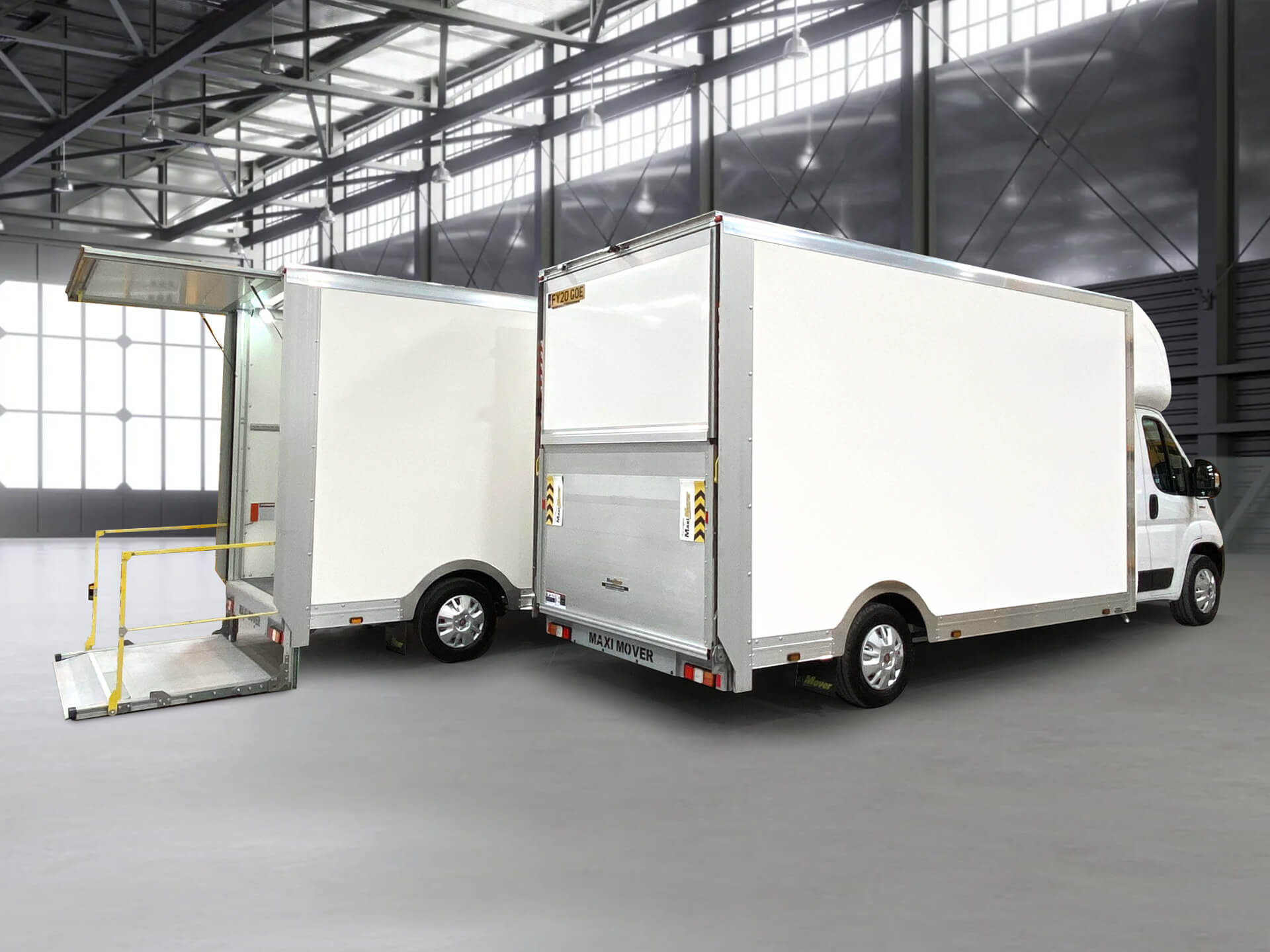 4.1M Fiat Ducato QubeMAX Low Loader Tail Lift Van | Maxi Mover